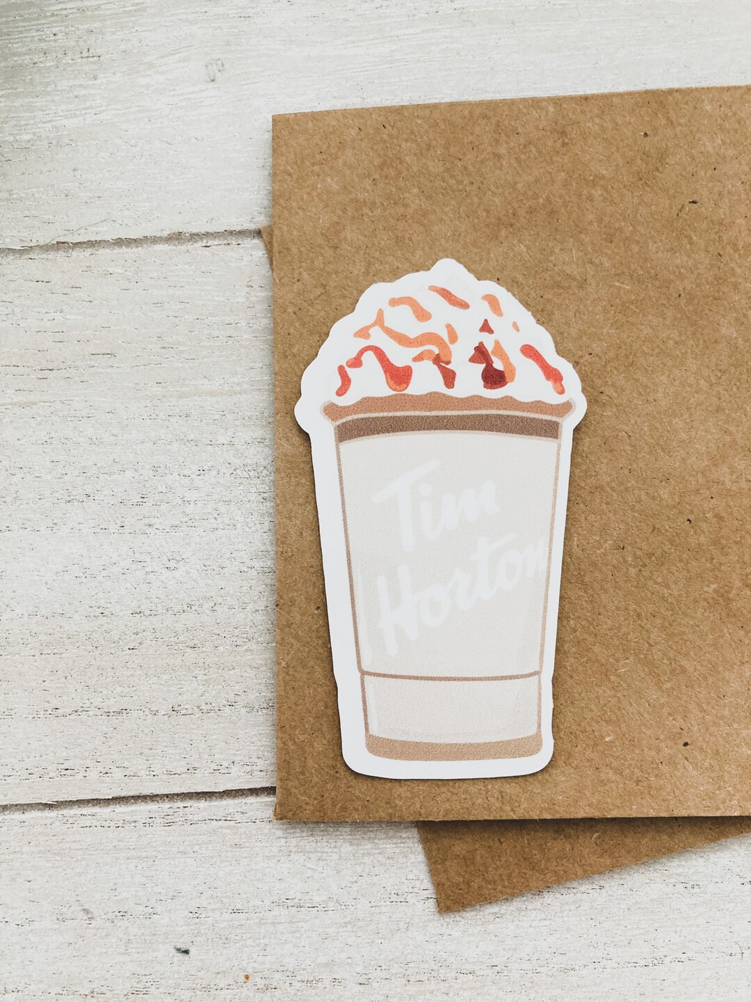 Cream Tim Hortons Sticker - Etsy