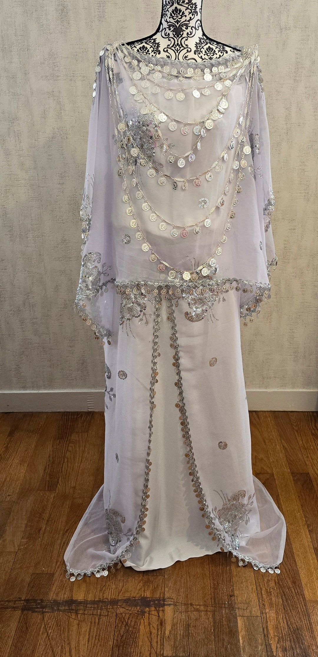 Traditional Outfit Chaoui Chaouia Wedding Algerian Chaoui Dress Melhfa ...