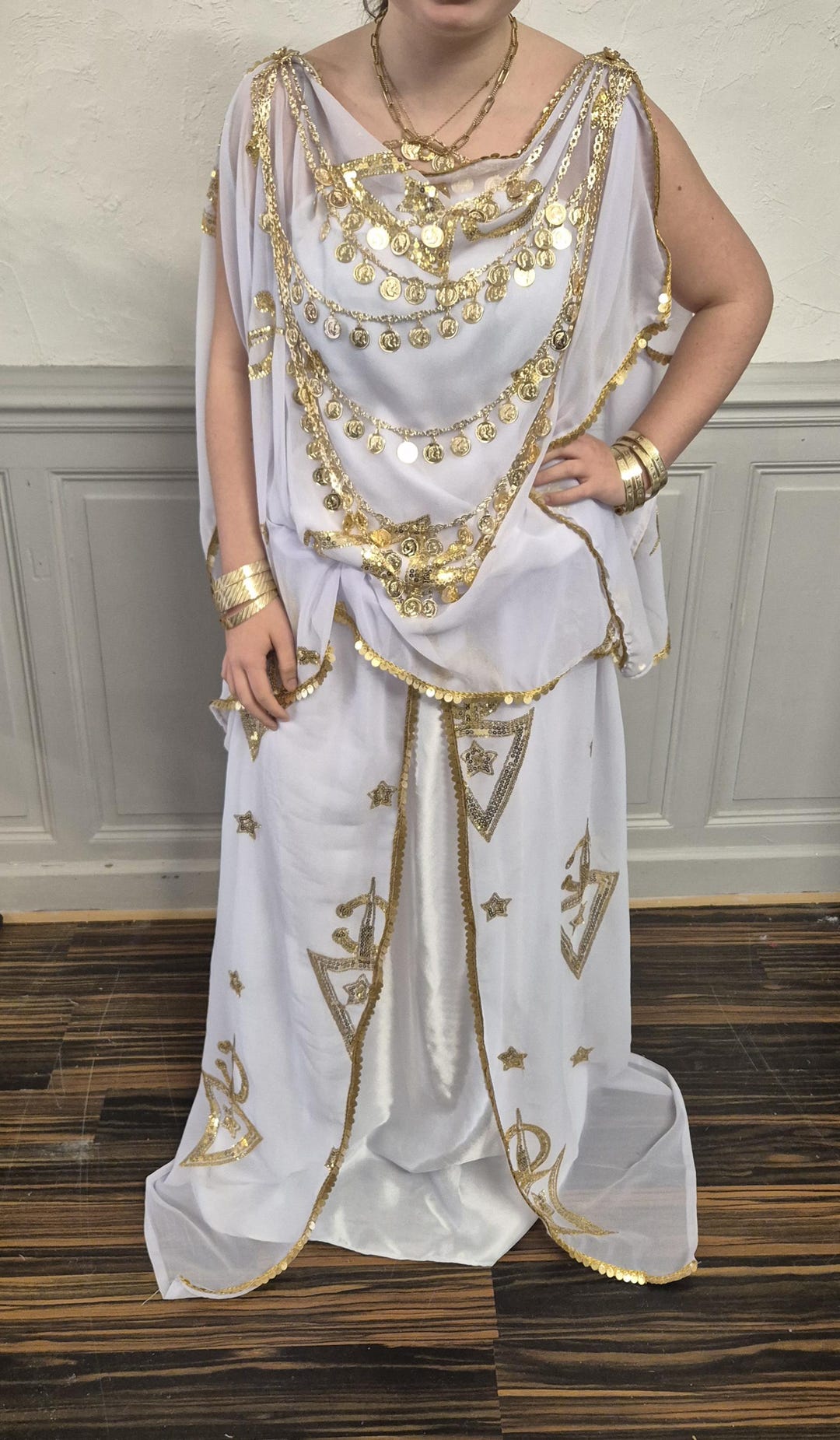 Traditional Chaoui Chaouia Algerian Wedding Outfit Melhfa Berber White ...