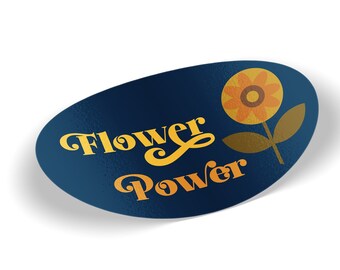 Flower Power Decal - Etsy