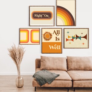 All is Well Printable Wall Artinstant Download70's Wall - Etsy