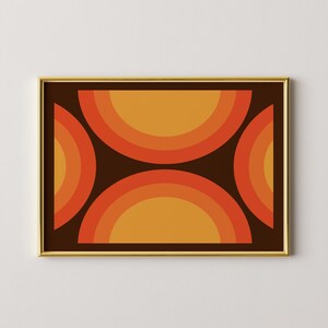 70's Design #541 Print,printable Wall Art,70s Decor,70s Wall Art,70s ...