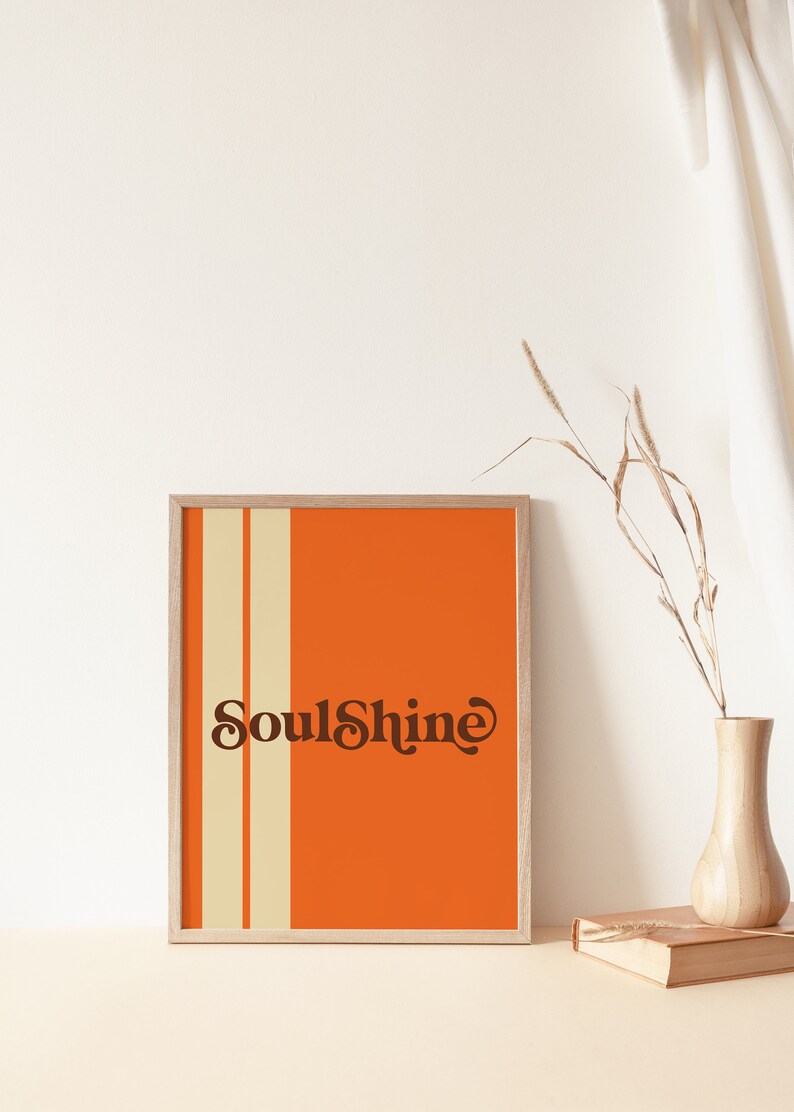 Soulshine Printable Wall Art Instant Download70's Wall | Etsy