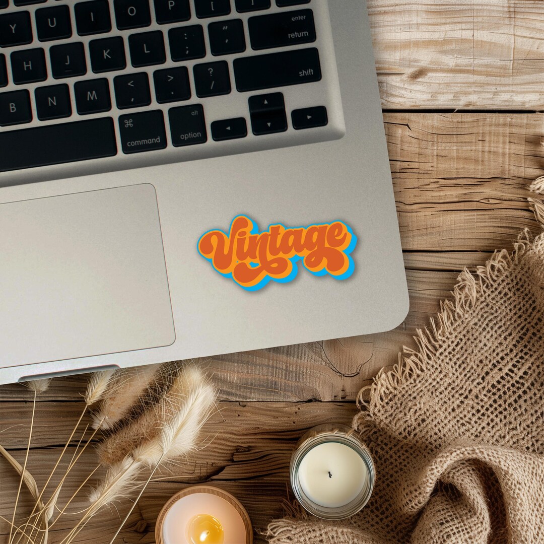 Retro "vintage" Bumper Sticker, 70s Style, Durable Vinyl - Etsy
