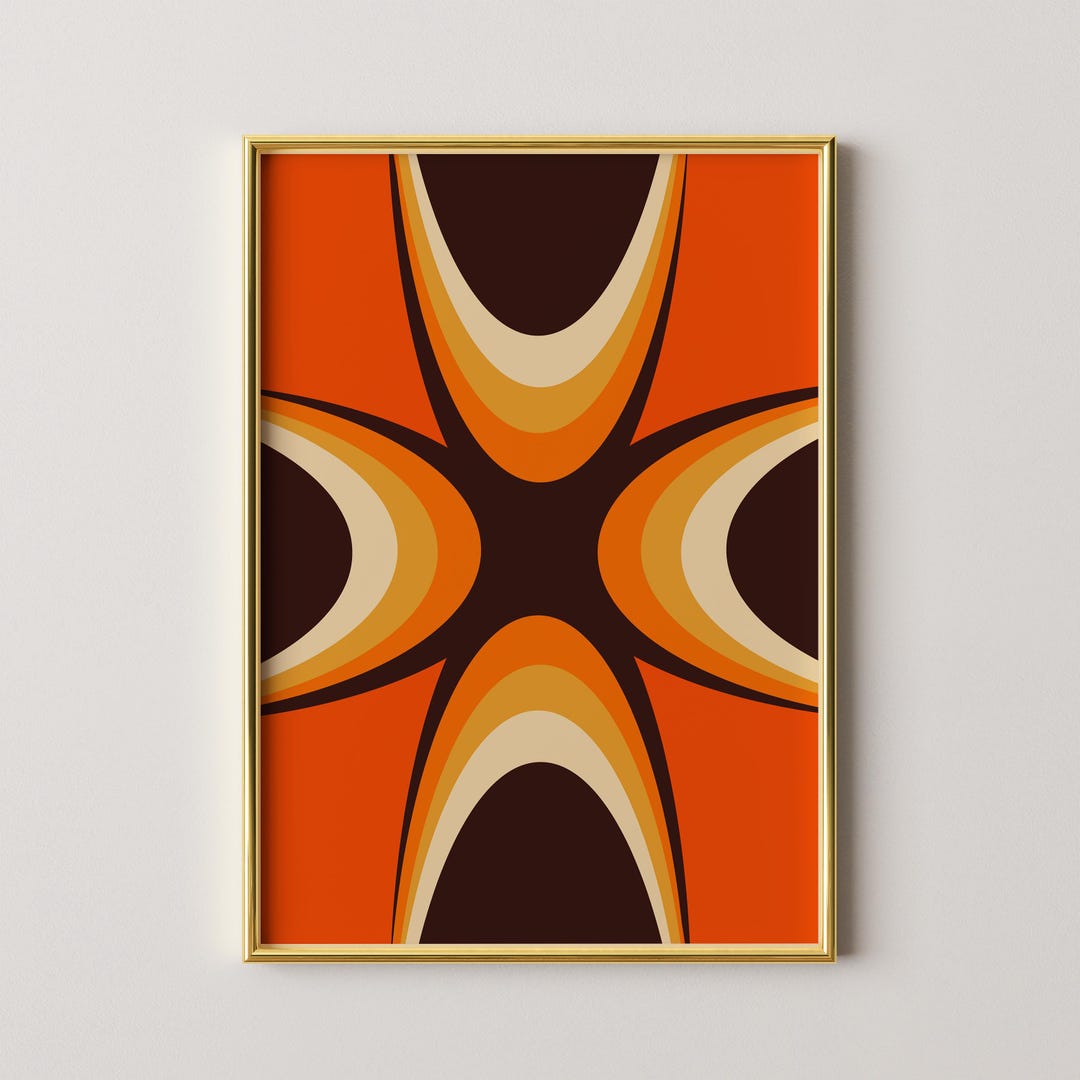 70's Design #522,70's Wall Art,70's Decor,hippie Art, Wall Art,retro ...