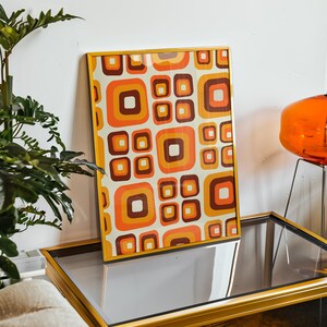 70s Retro Wall Art Prints, Gallery Set of 6 (unframed) - Etsy
