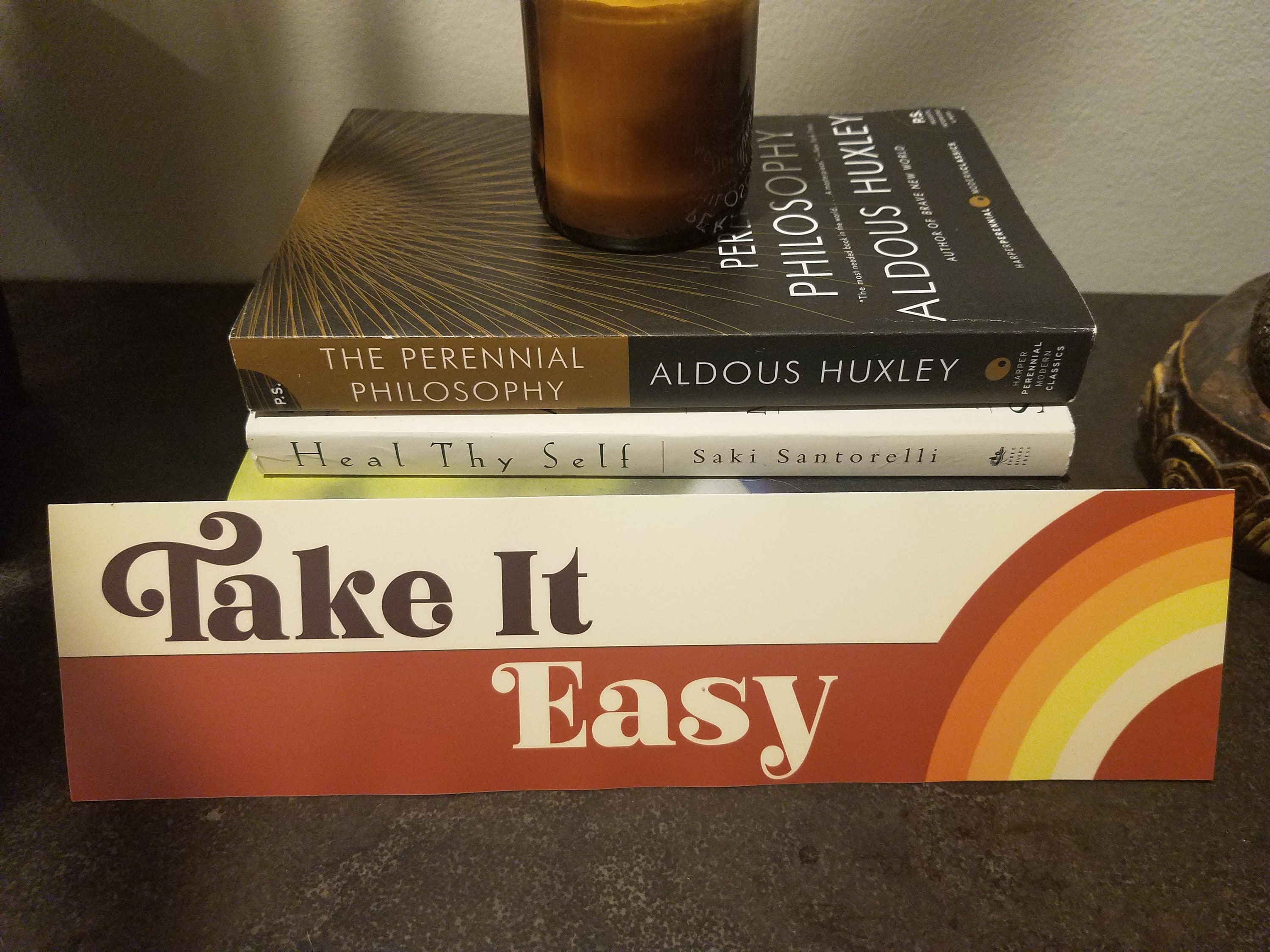 Take It Easy Bumper Stickerbumper Sticker70's Bumper | Etsy