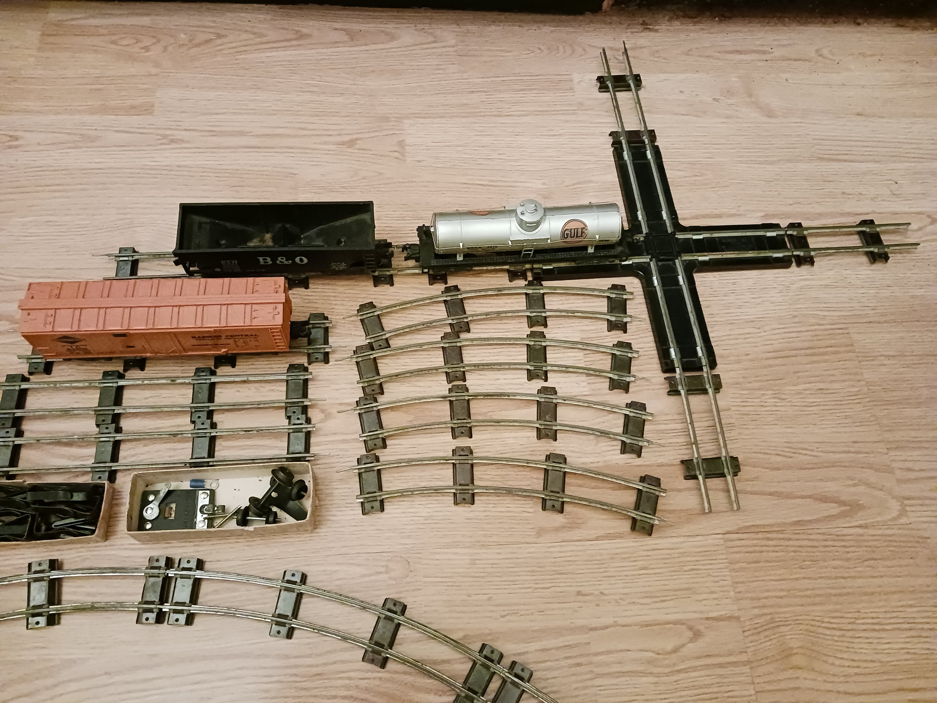 A. C. Gilbert American Flyer S Gauge Steam Freight Train Set, Vintage ...