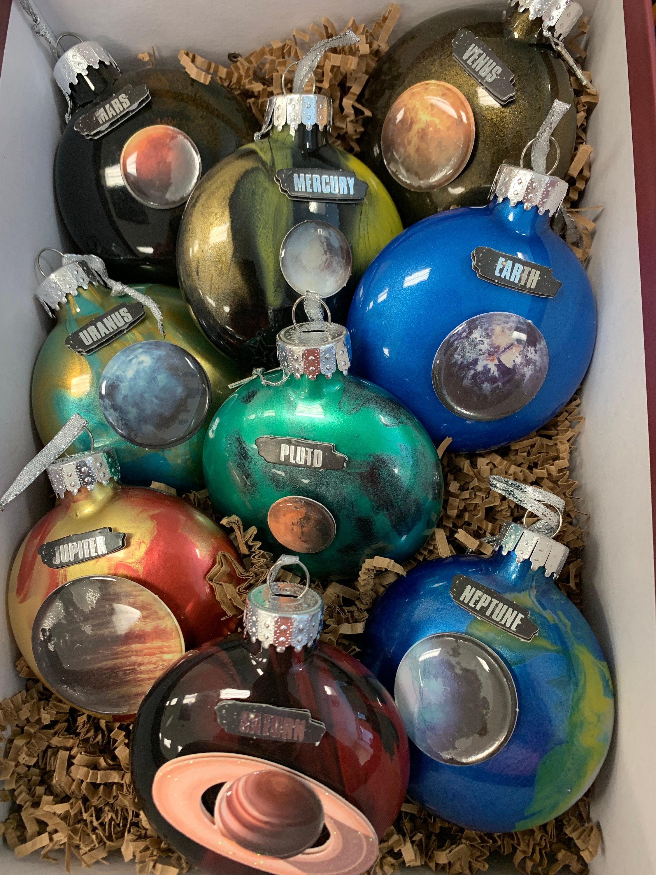 Solar System Ornament Set | Etsy