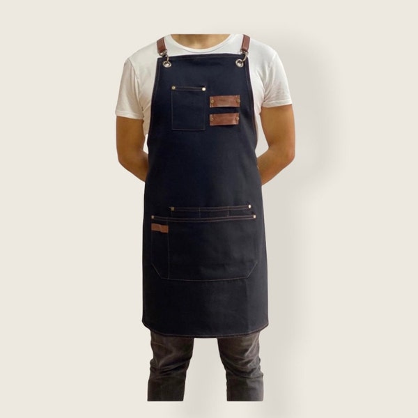 Jean Apron - Etsy