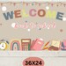 Back to School Welcome Sign, Classroom Poster, Boho Theme, Classroom ...