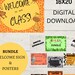 Classroom Bundle Set, Classroom Decor, Jungle Welcome Sign, Jungle ...