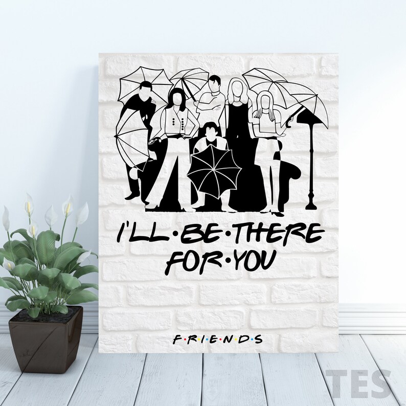 Friends Tv Show, Friends Poster, Friends Wall Decor, Digital Download ...