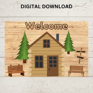 Classroom Bulletin Board, Classroom Poster, Classroom Decor, Camping ...