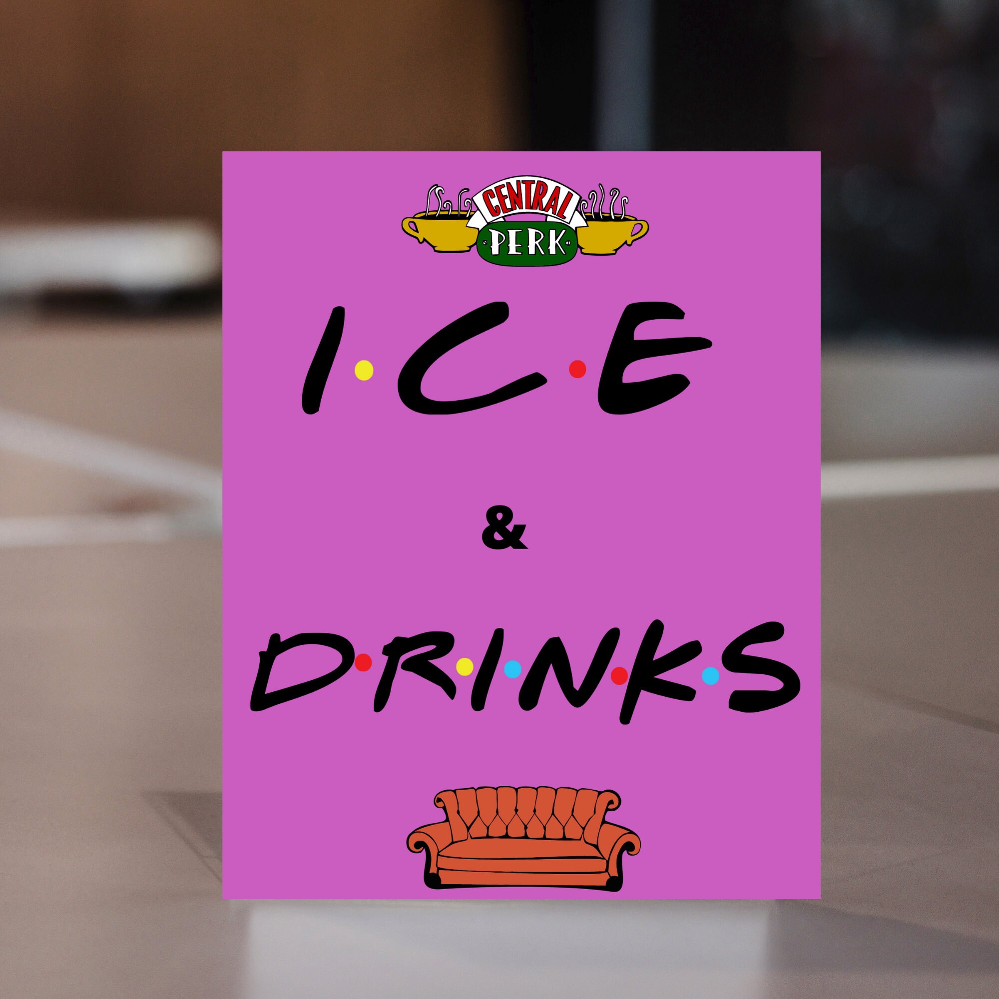 Friends Printable Party Signs Friends TV Show Friends - Etsy