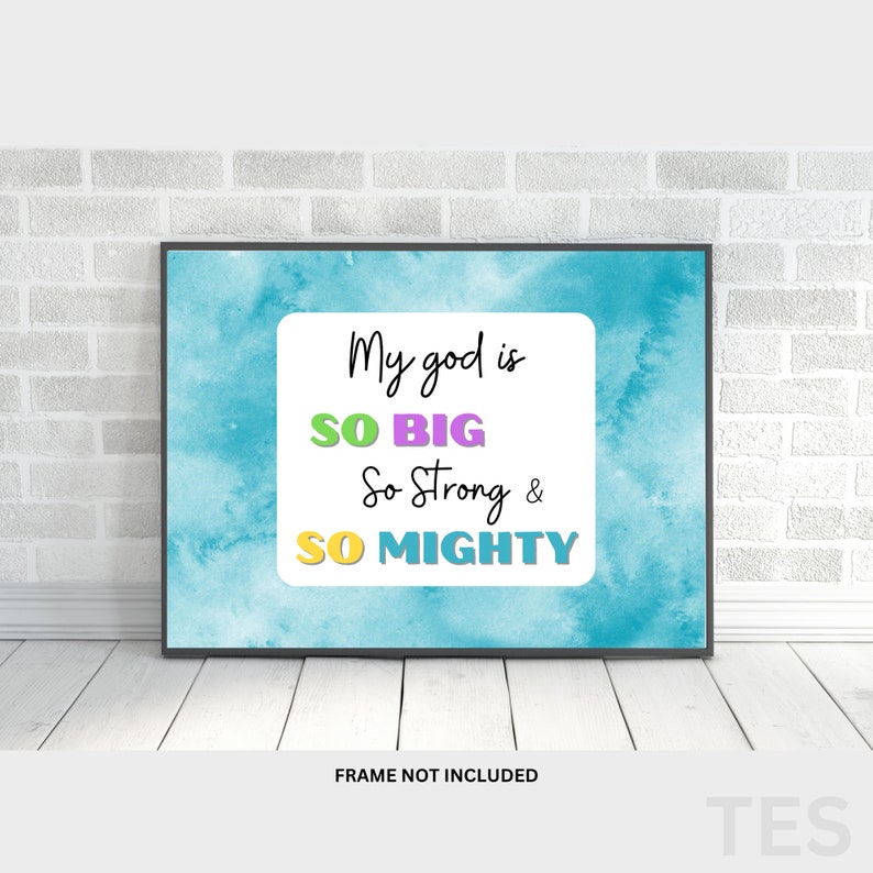 Sunday School Posters, Faith Printables, Classroom Decor, God Prints ...