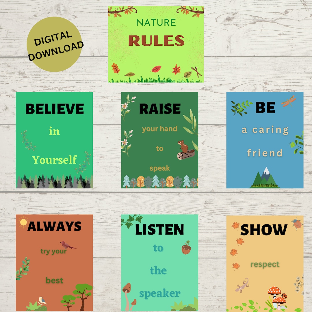 Classroom Bulletin Board, Classroom Poster, Nature Posters, Classroom ...