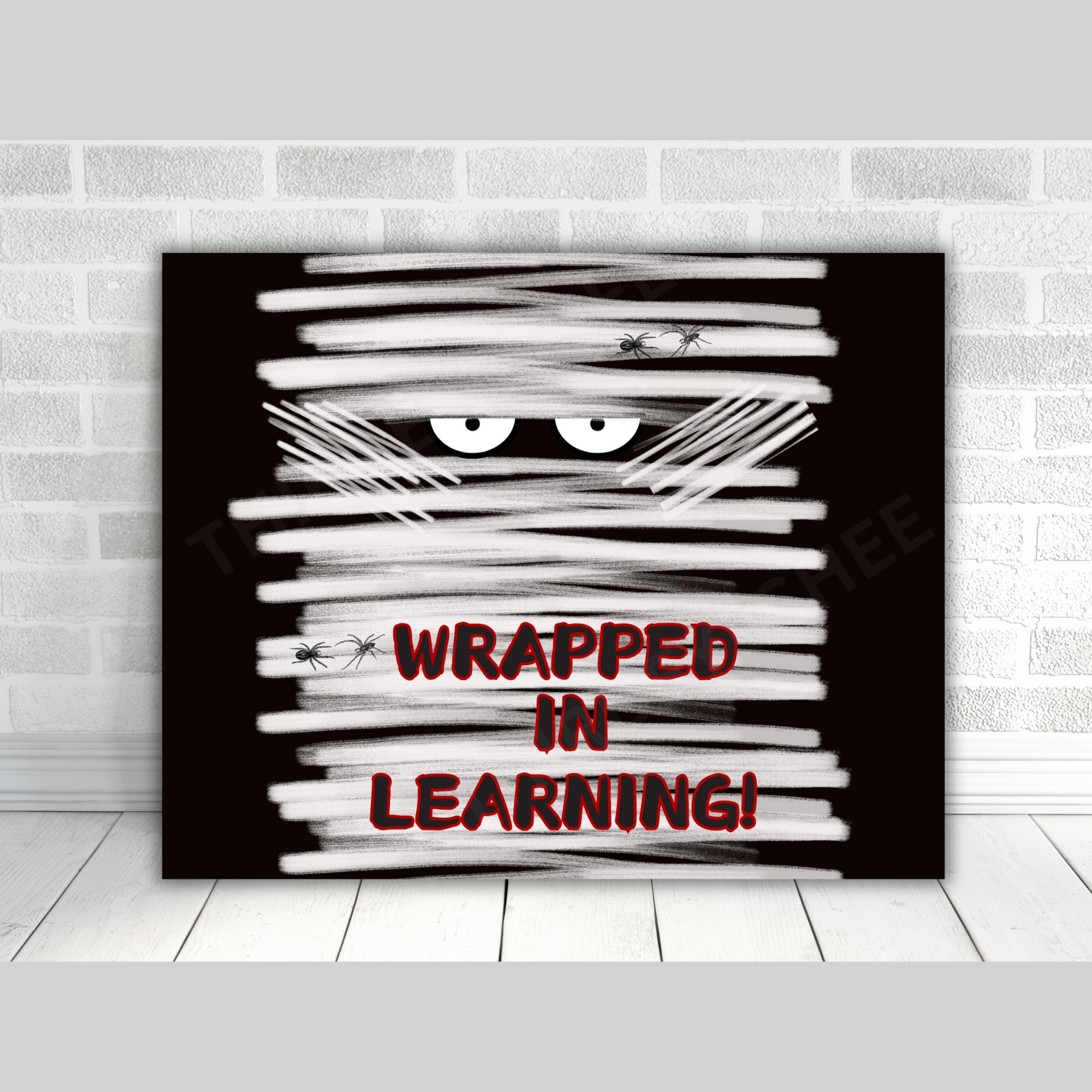 Halloween Bulletin Board Poster Set of 6 | Spooky Classroom Wall Decor ...