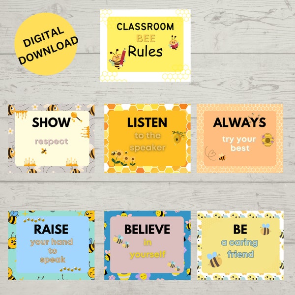 Bee Printable - Etsy