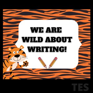 Printable Classroom Decor, Animal Print, Jungle Classroom Theme, Jungle ...