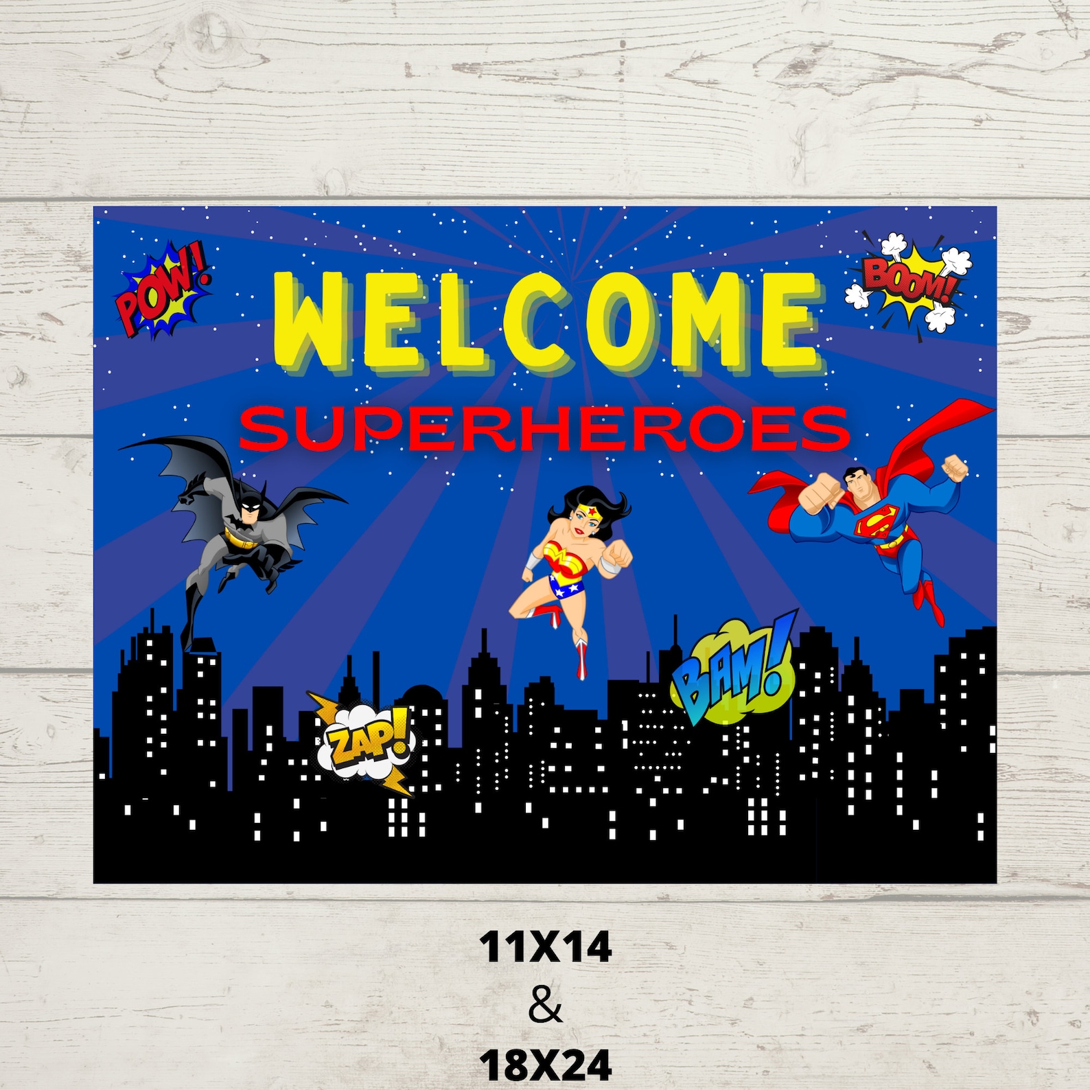 Classroom Welcome Sign, Classroom Decor, Welcome Poster, Superhero ...