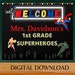 Editable Classroom Superhero Welcome Poster, Superhero Bulletin ...