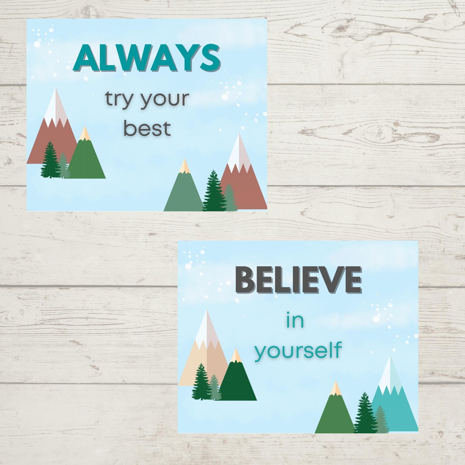 Mountain Classroom Rules, Mountain Bulletin Board, Mountain Classroom ...