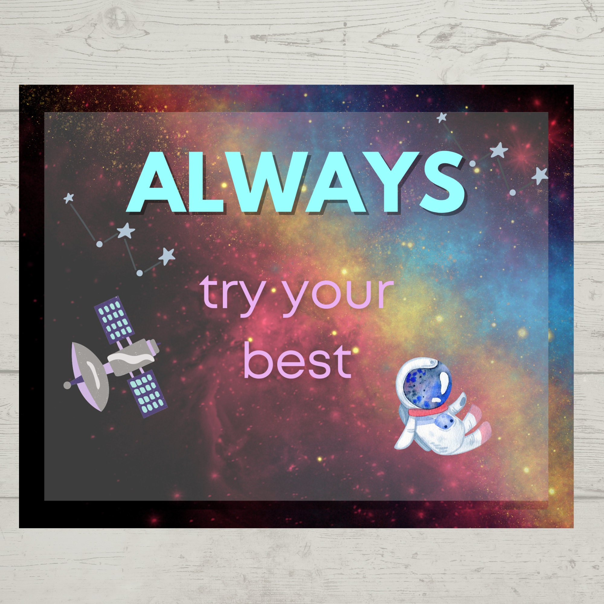 Classroom Space Rules, Bulletin Board, Classroom Posters, Universe ...