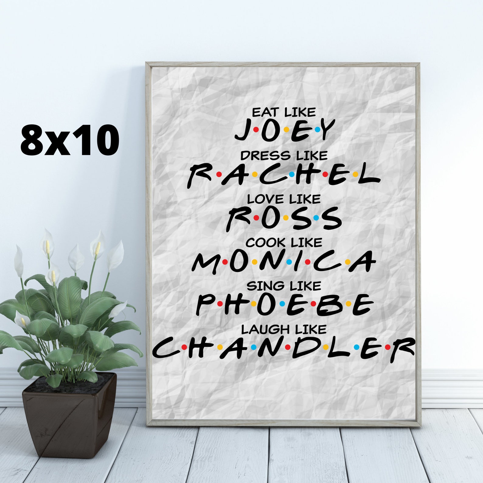 Friends TV Show Posters, Friends Signs, Friends Wall Prints, Wall Decor ...
