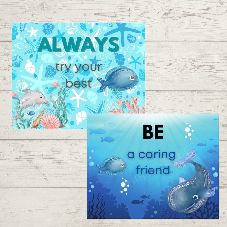 Under the Sea Classroom Rules, Classroom Decor, Sea Animals, Digital ...