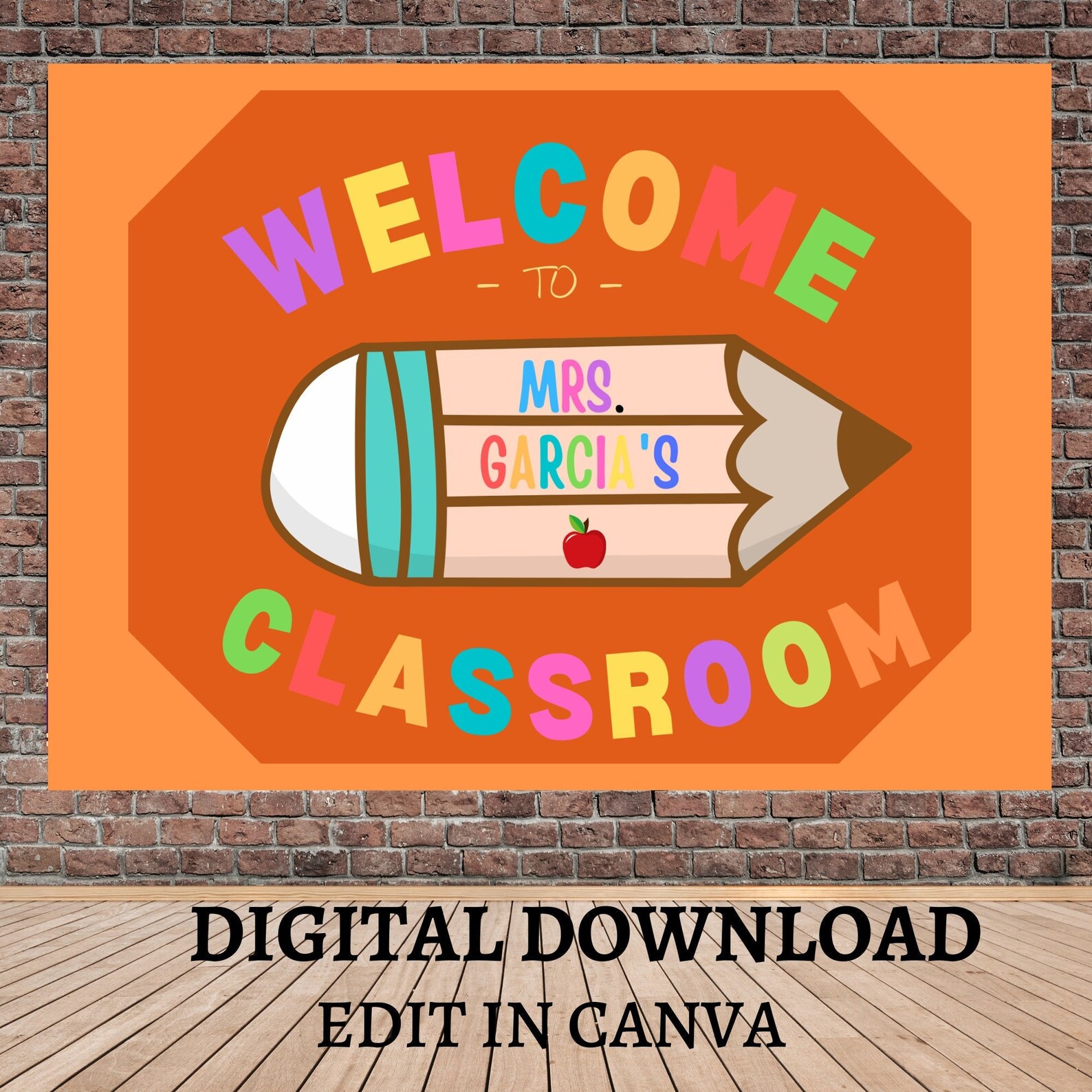 Classroom Decor, Welcome Sign, Welcome Back to School, Door Sign, Wall ...