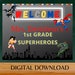 Editable Classroom Superhero Welcome Poster, Superhero Bulletin ...