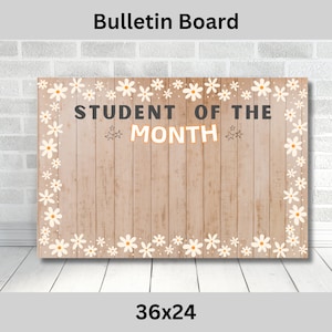 Classroom Bulletin Board, Student of the Month Board, Classroom Decor ...