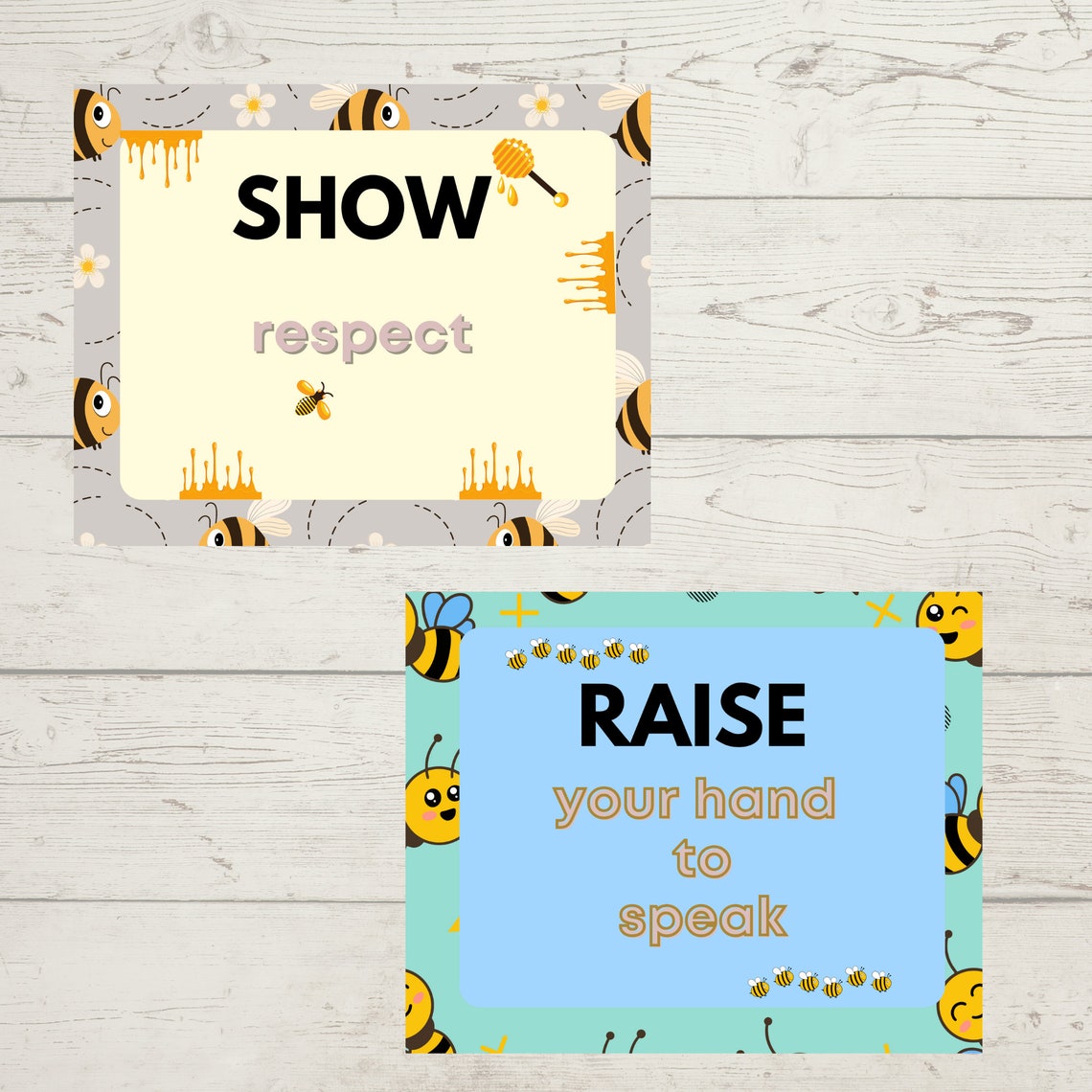 Bumble Bee Posters, Classroom Bulletin Board, Bee Bulletin Board, Bee ...