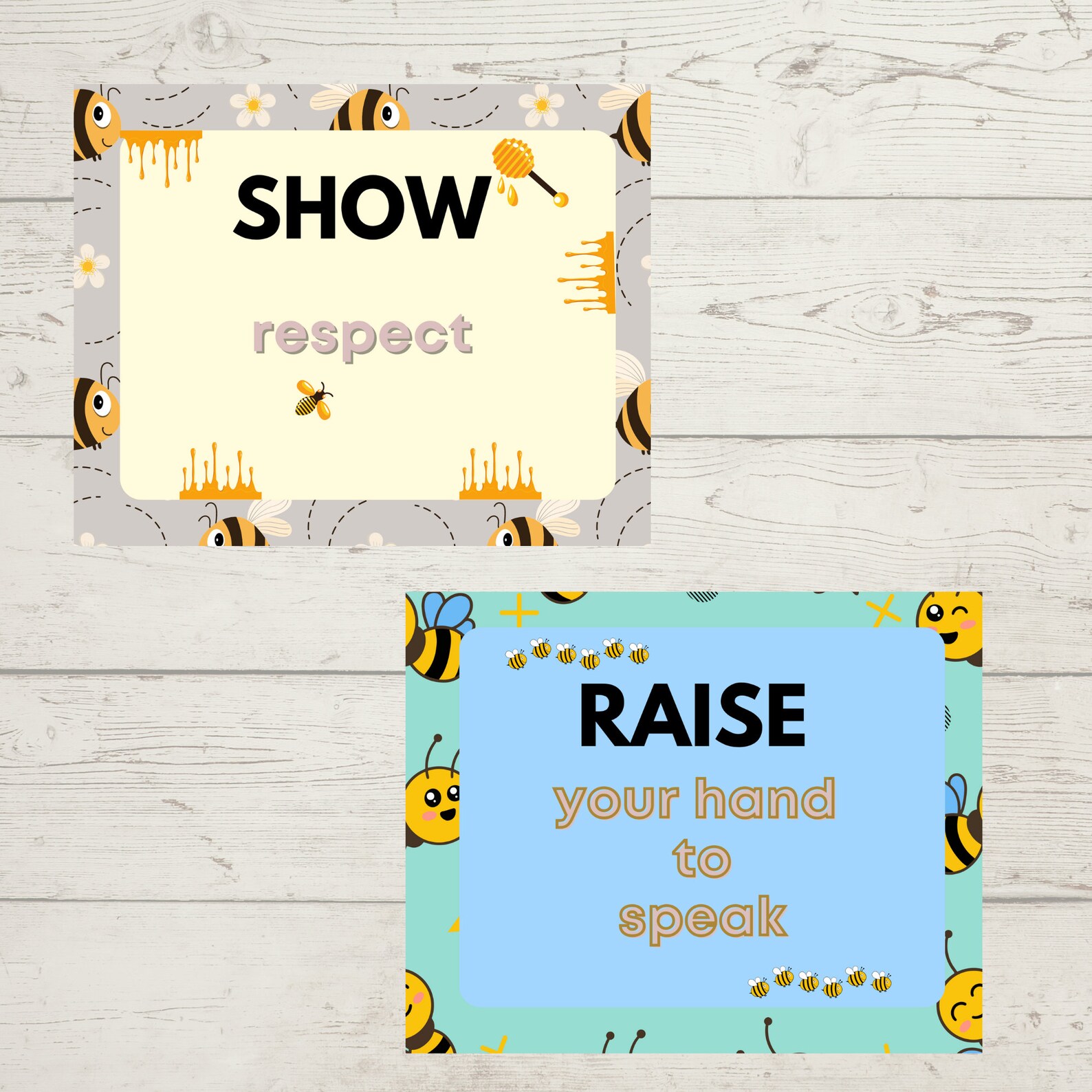 Bumble Bee Posters, Classroom Bulletin Board, Bee Bulletin Board, Bee ...
