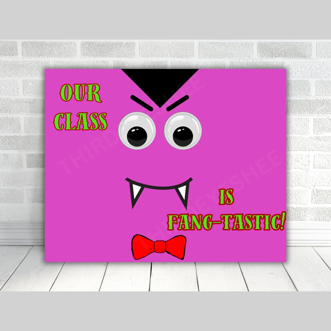 Halloween Bulletin Board Poster Set of 6 | Spooky Classroom Wall Decor ...
