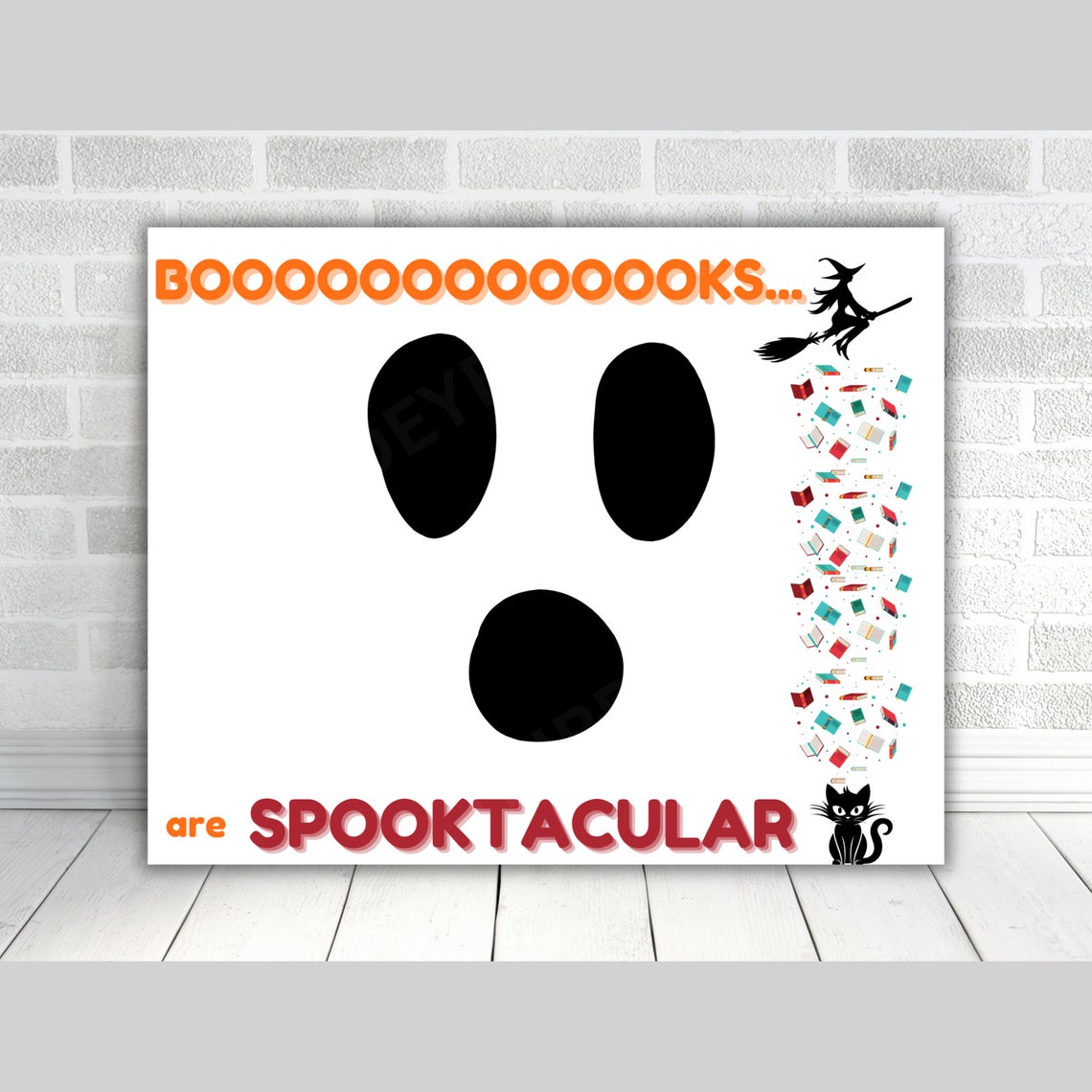 Halloween Bulletin Board Poster Set of 6 | Spooky Classroom Wall Decor ...