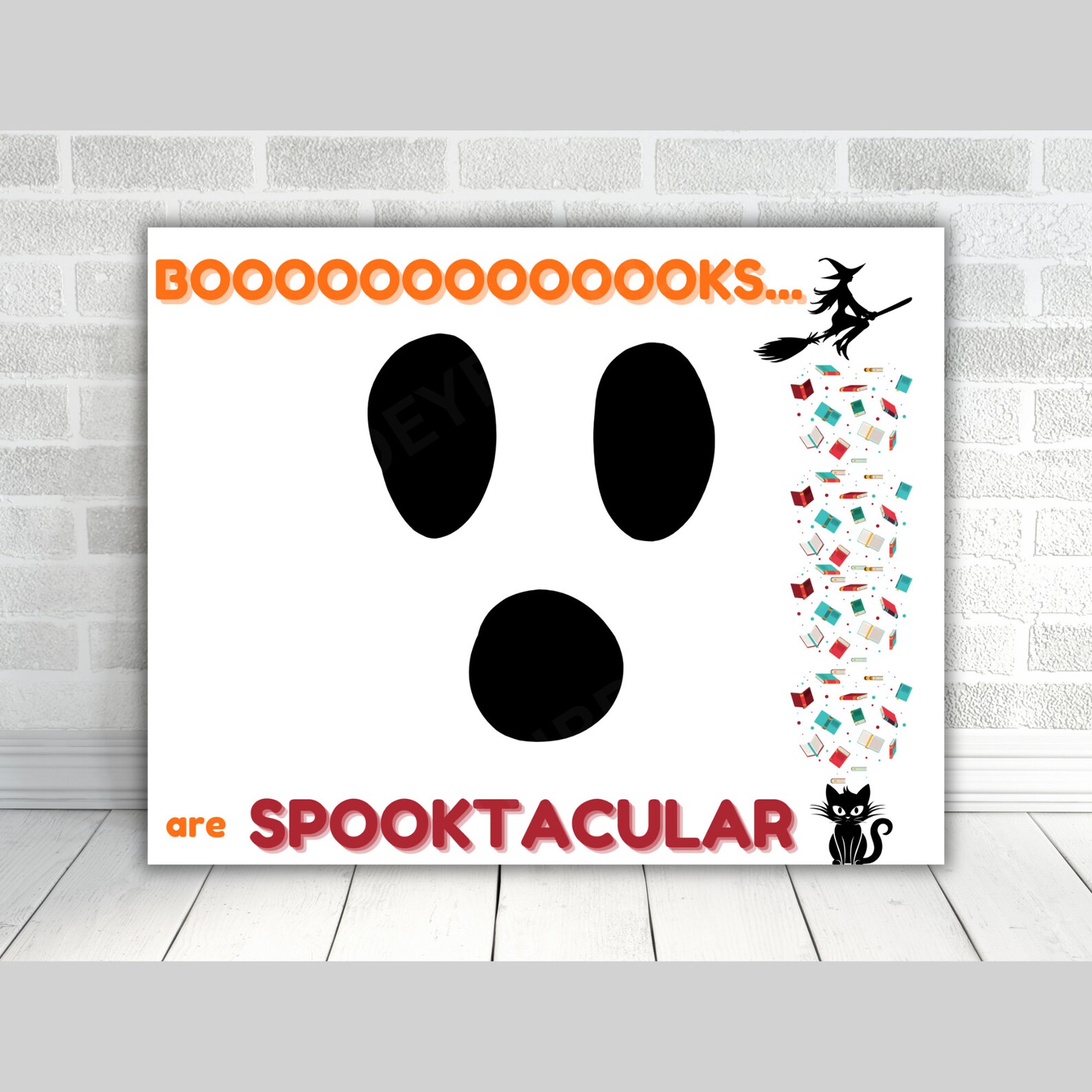 Halloween Bulletin Board Poster Set of 6 | Spooky Classroom Wall Decor ...