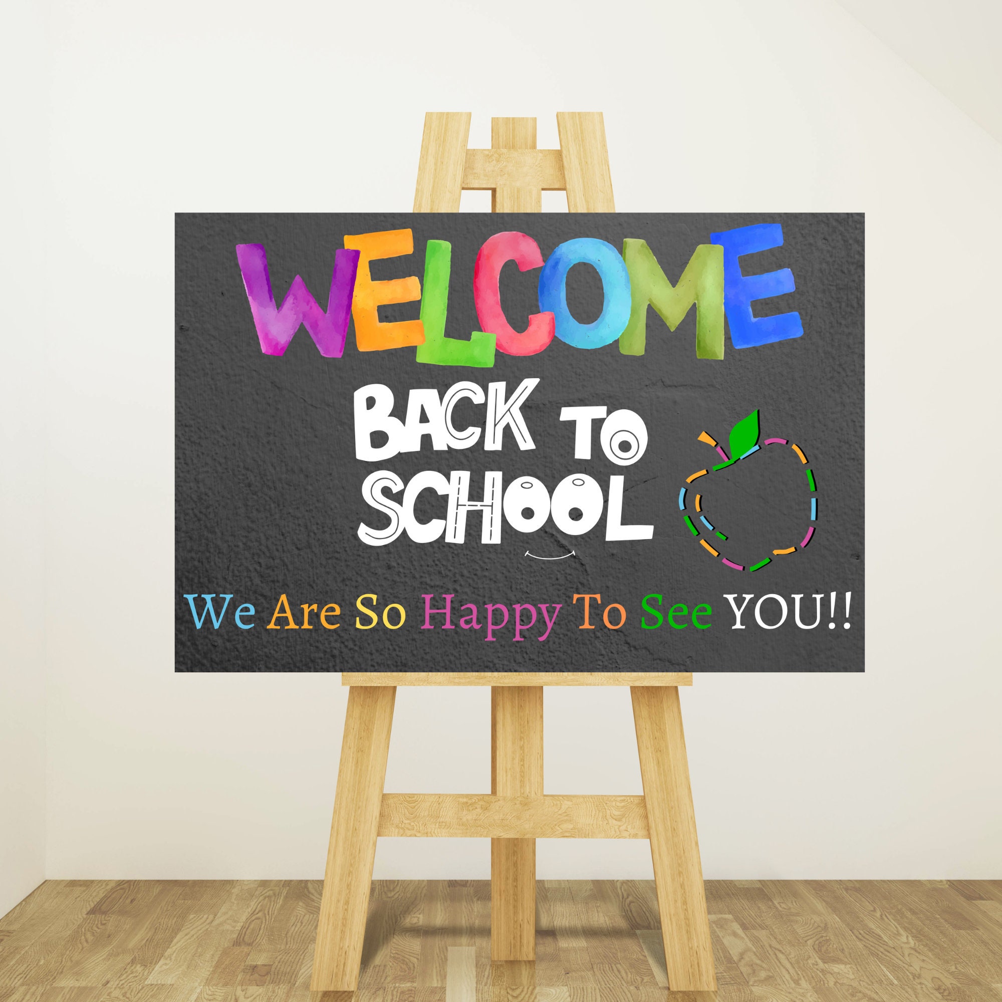Welcome Back to School Poster, Classroom Decor, Wall Art, Classroom ...