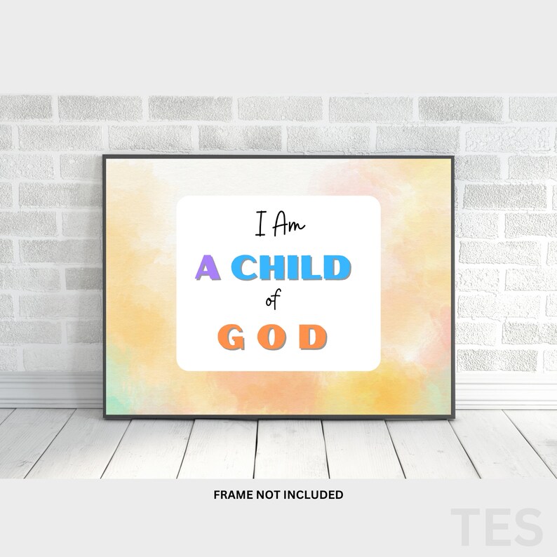 Sunday School Posters, Faith Printables, Classroom Decor, God Prints ...