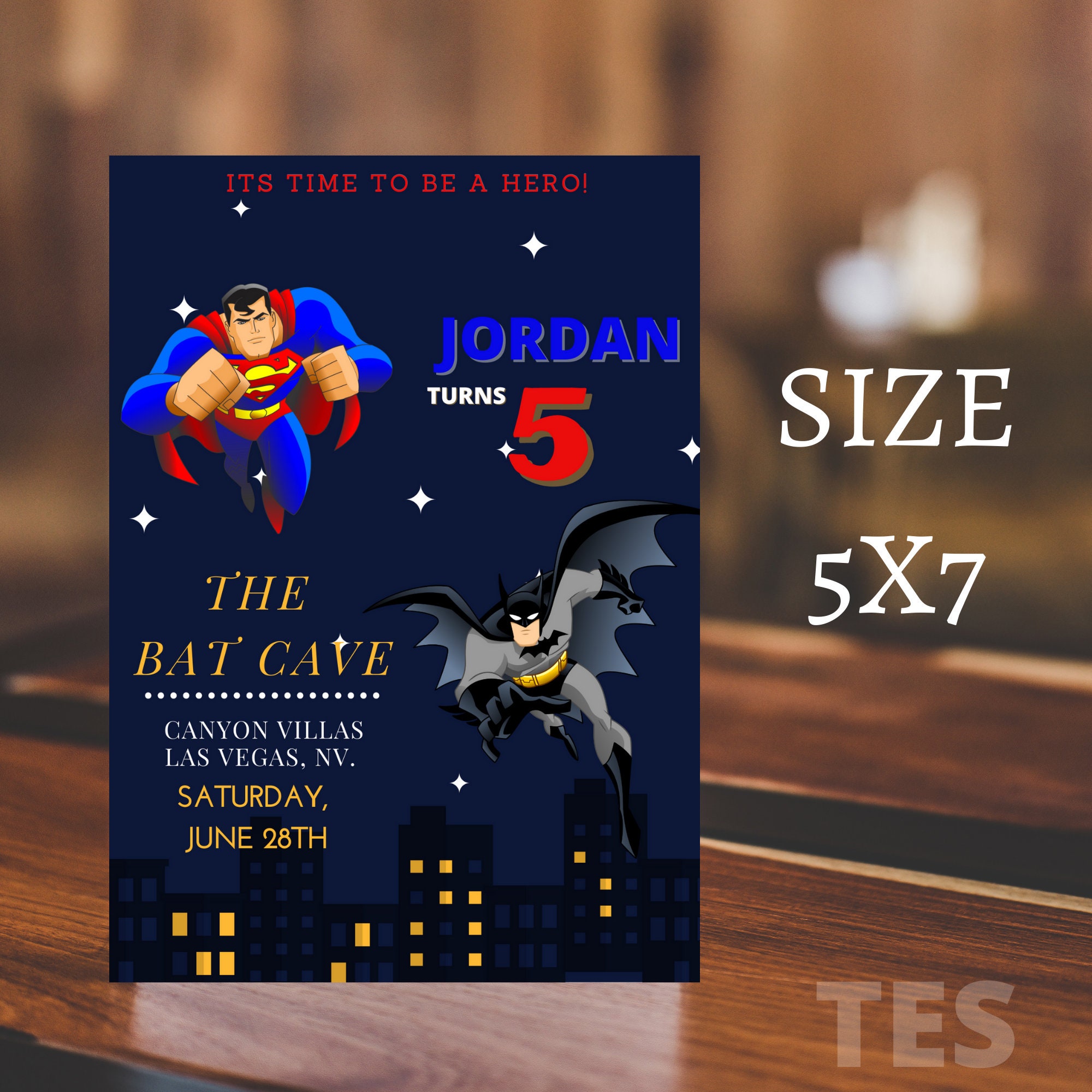 Invitations Printable Superheroes Invitation Birthday Party Heroes ...