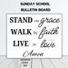 Sunday School Posters, Classroom Decor, Catholic School Bulletin Board ...