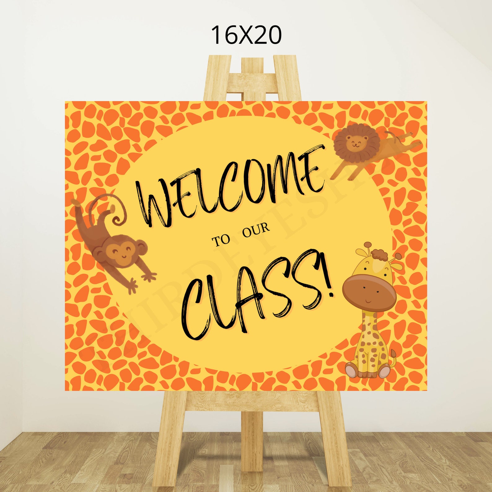 Classroom Bundle Set, Classroom Decor, Jungle Welcome Sign, Jungle ...