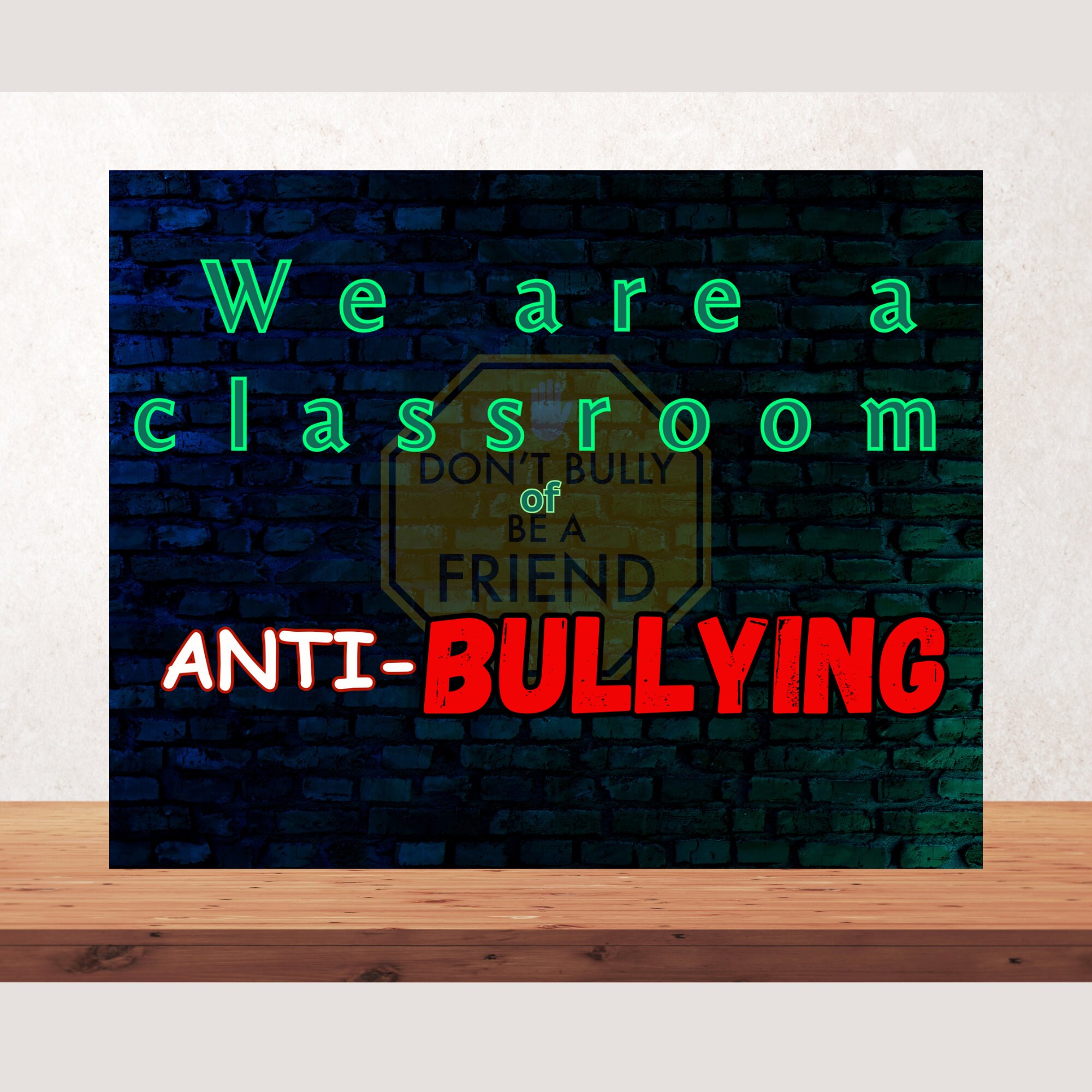 Classroom Bulletin Board, Anti Bullying Poster, Stop Bullying ...
