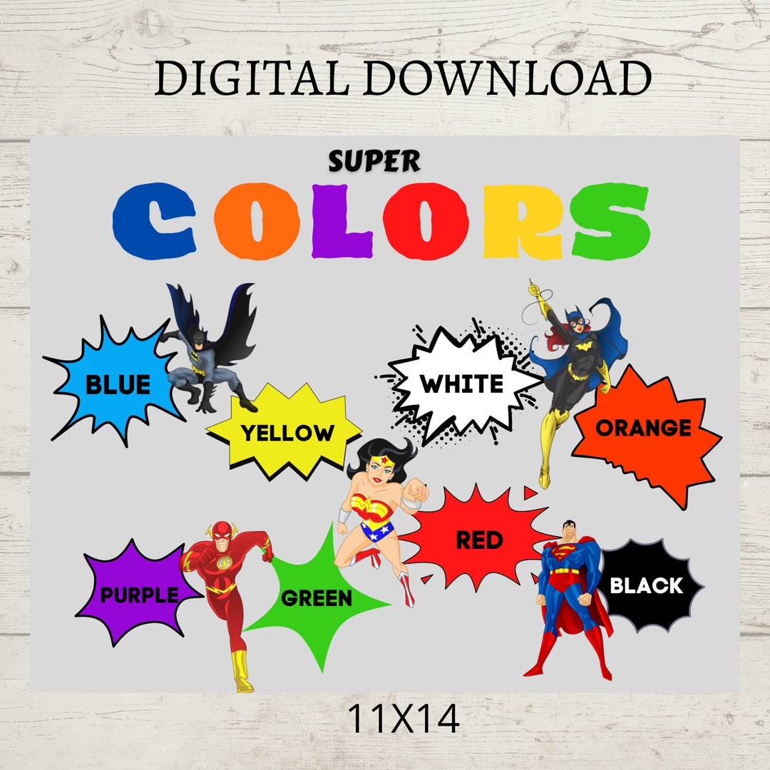 Classroom Decor, Wall Art, Posters for Classroom, Superhero Theme ...