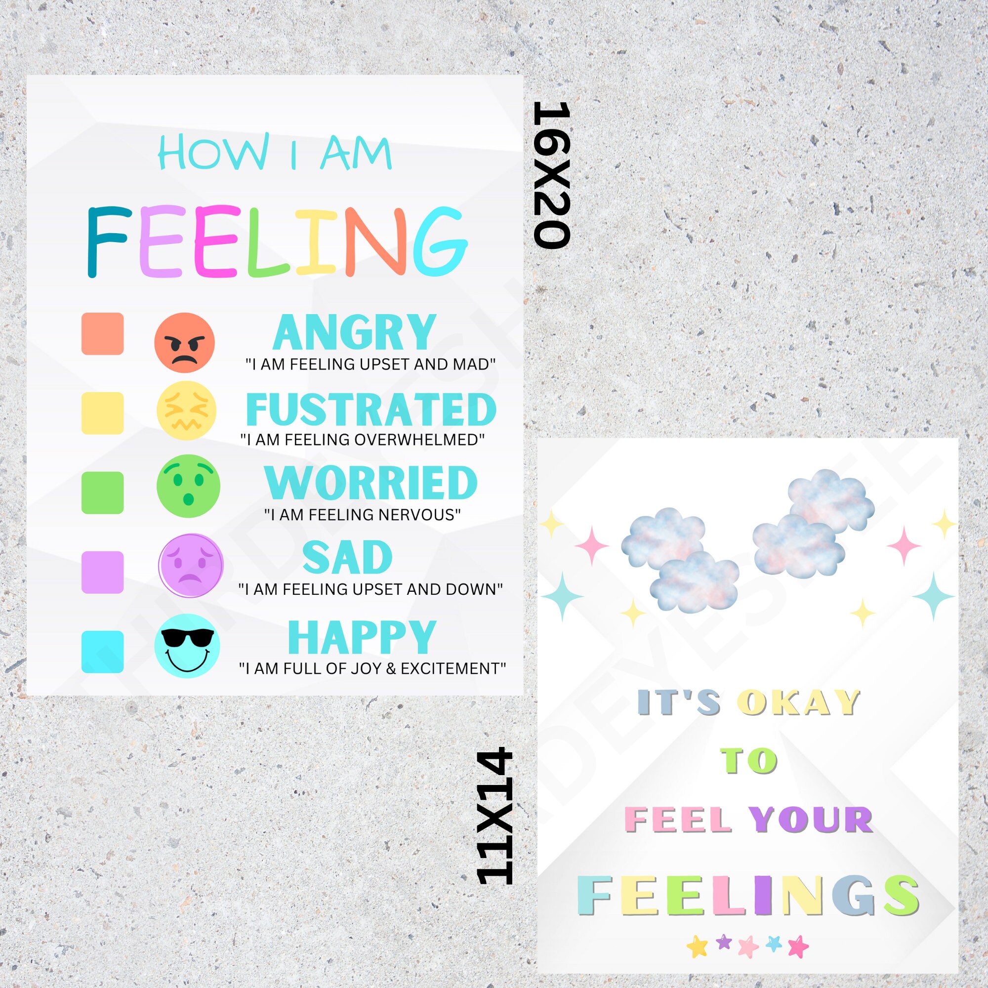 Calming Corner Posters, Classroom Bulletin Board, Kids Classroom Decor ...