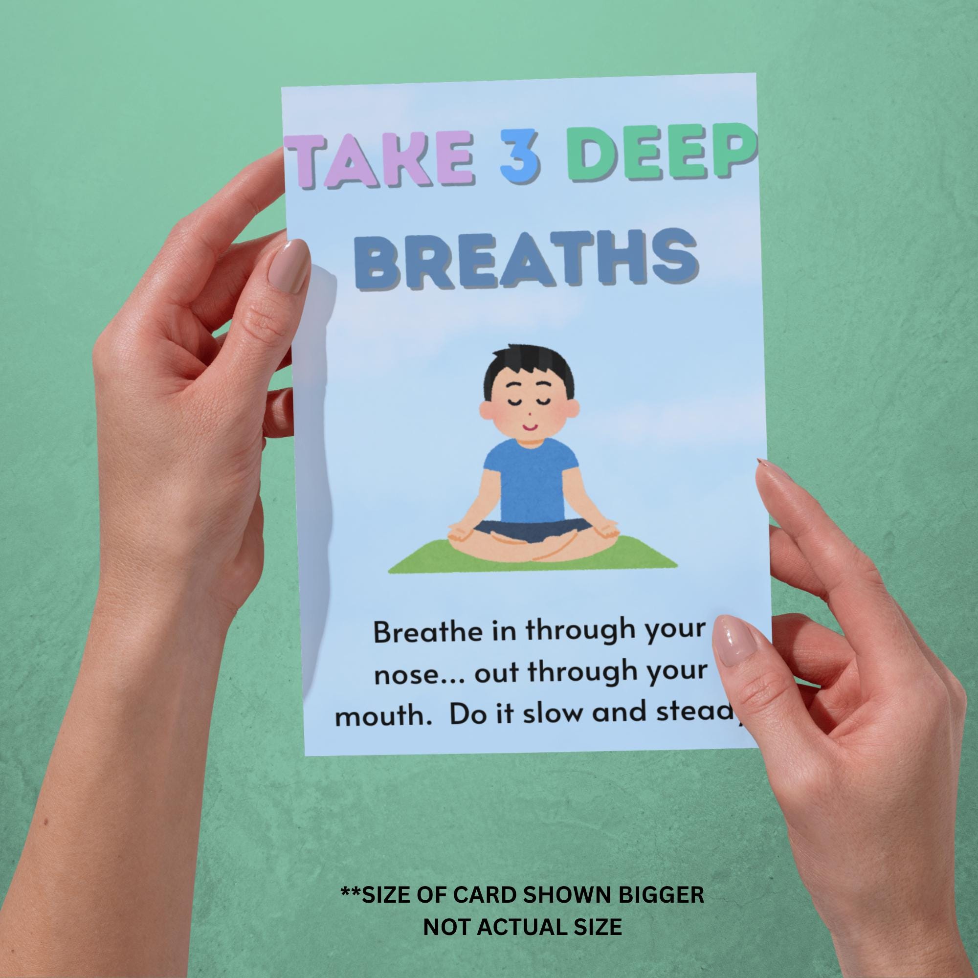 Calming Cards for Kids | 10 Mindfulness Activity Cards for Relaxation ...