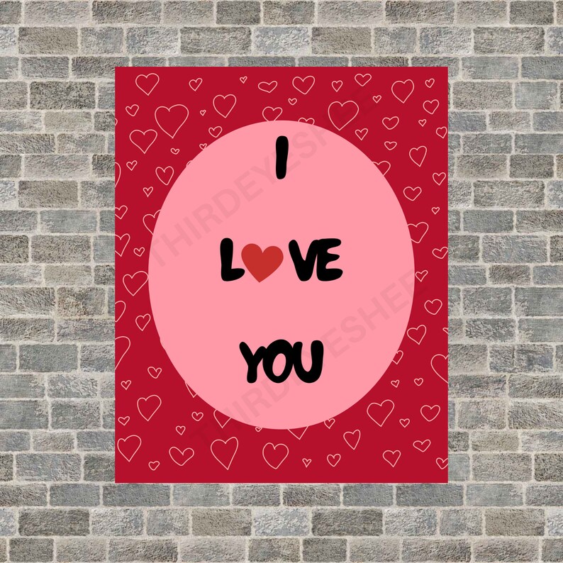 Valentine's Day Classroom Decor, Party Signs, Classroom Posters ...