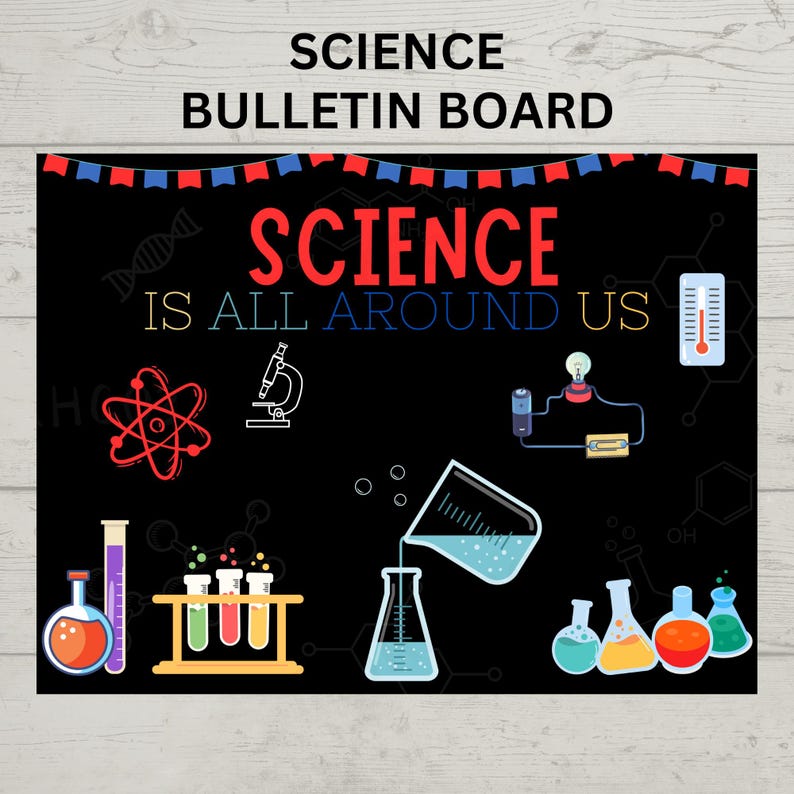 Classroom Science Bulletin Board, Classroom Decor, Bulletin Board ...