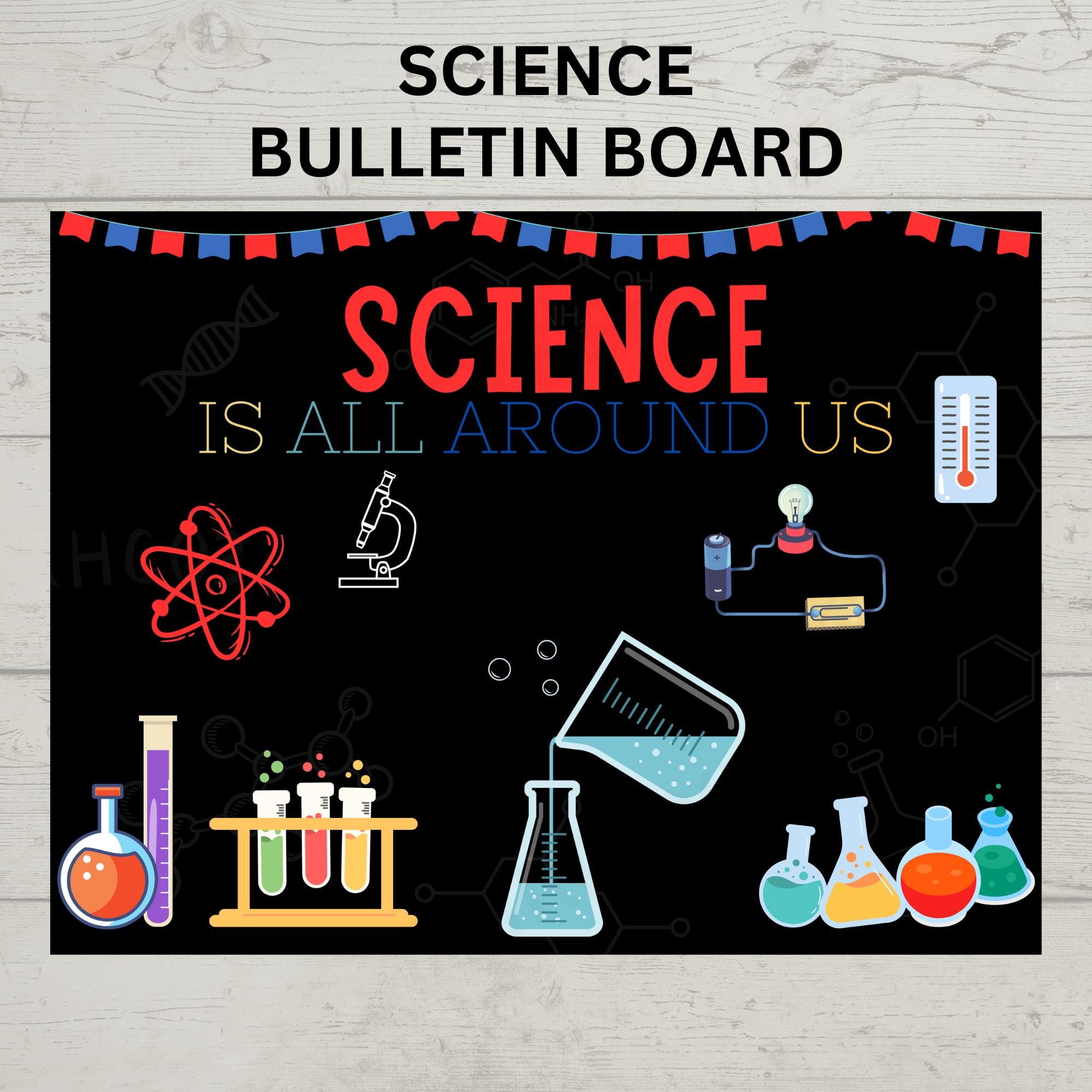 Classroom Science Bulletin Board, Classroom Decor, Bulletin Board ...